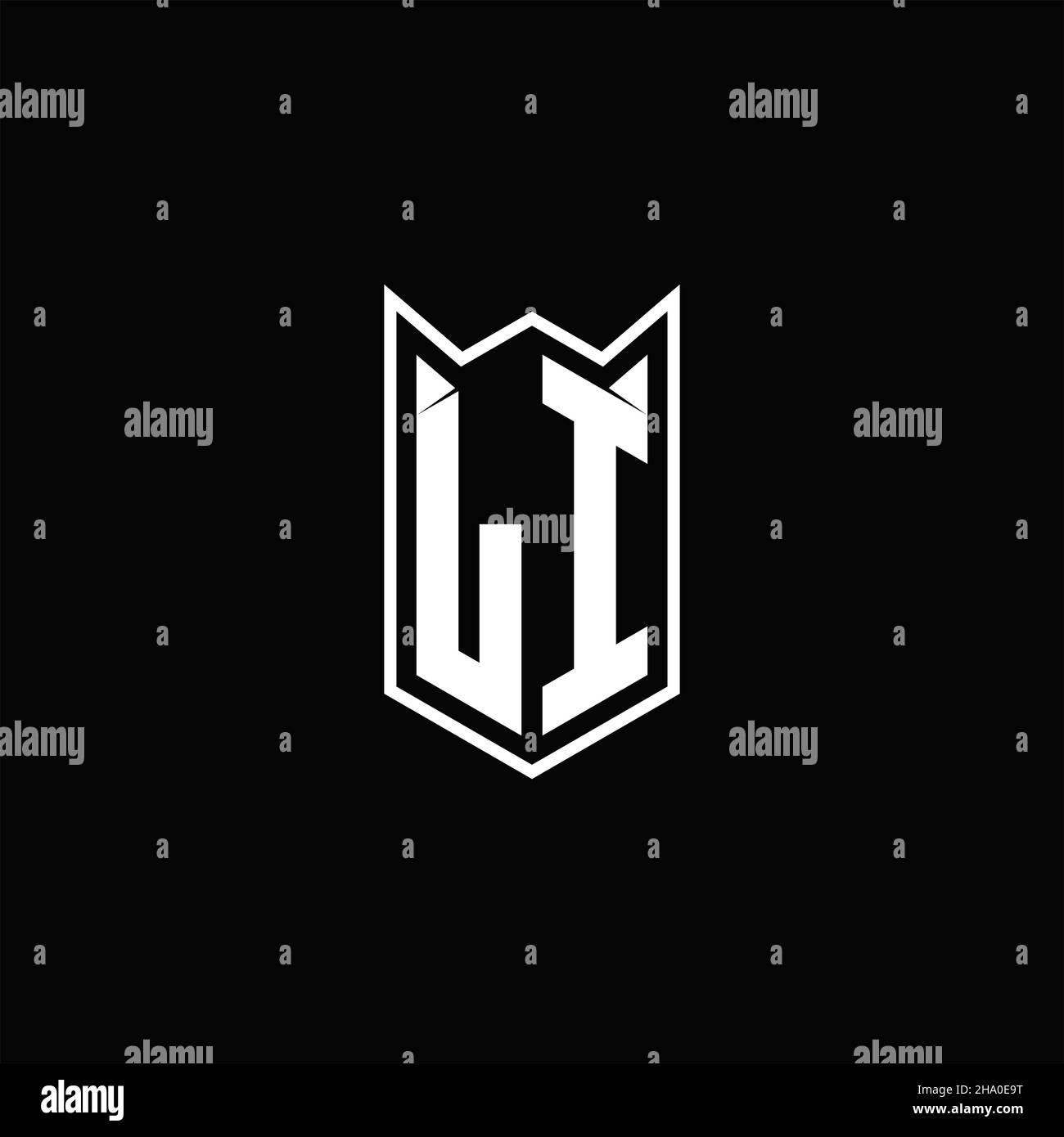 Letter li logo Stock Vector Images - Alamy