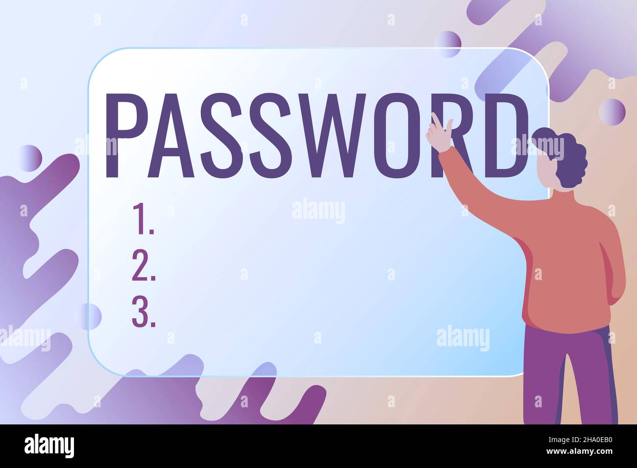 Hand writing sign Password. Concept meaning secret word phrase must ...