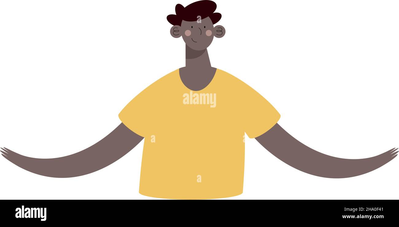 afro man young character icon Stock Vector Image & Art - Alamy