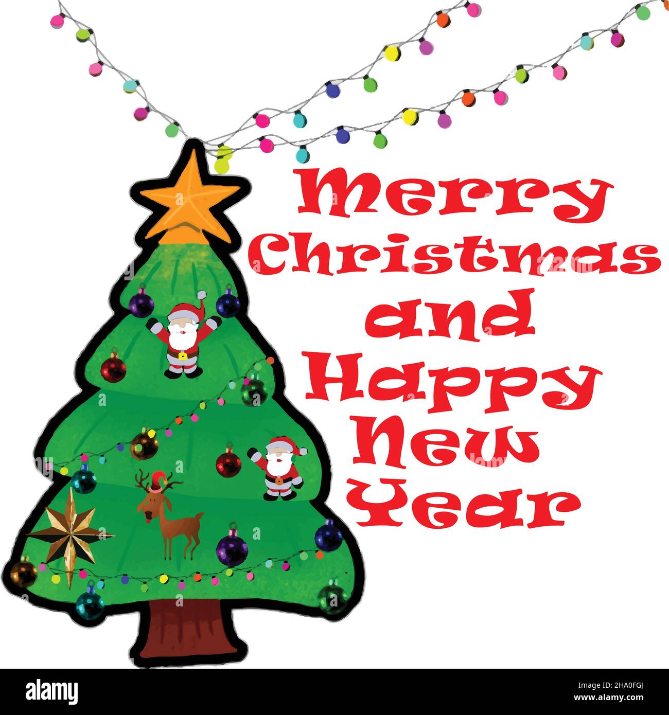 Christmas new year crafts Stock Vector Images - Alamy