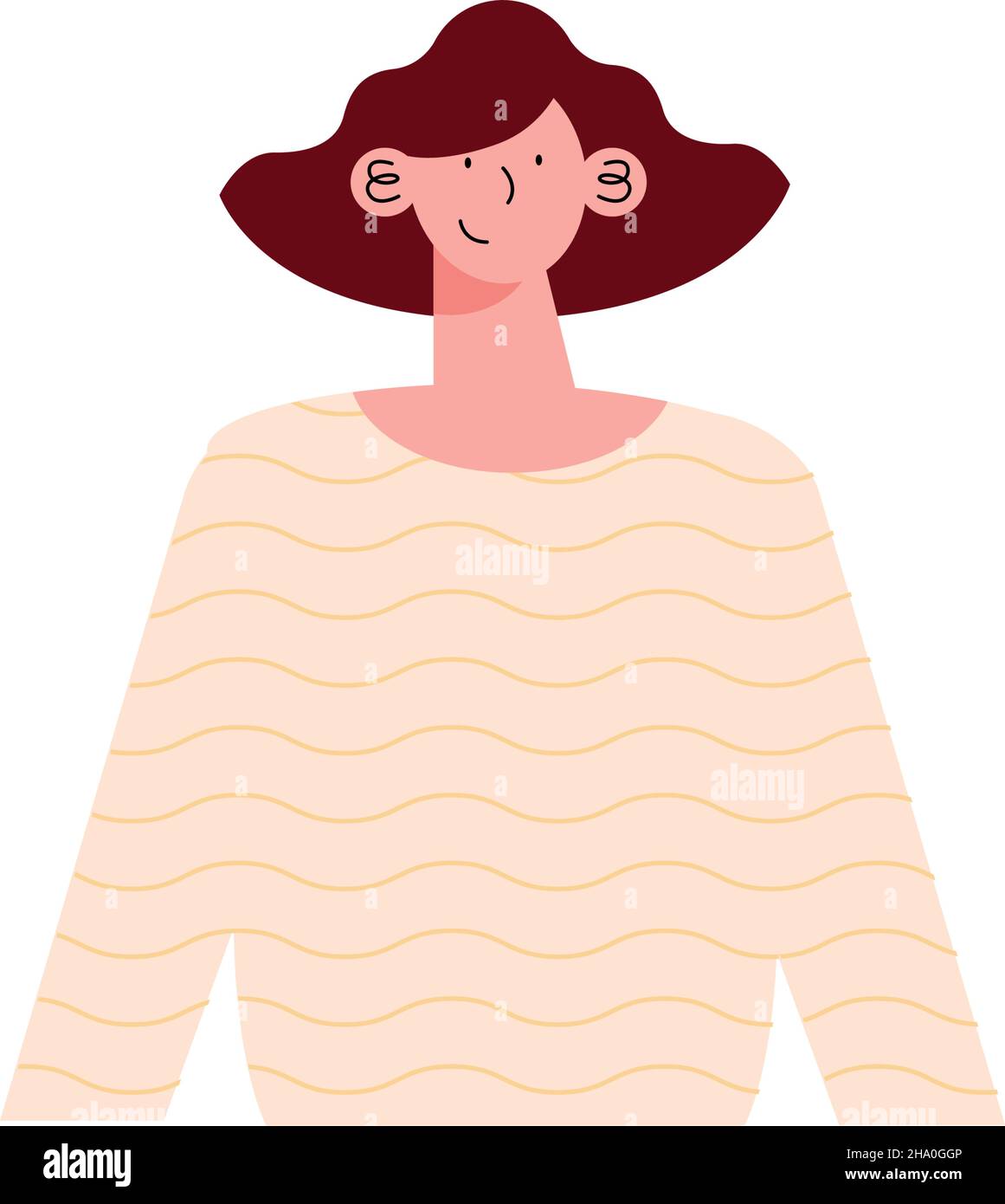 young woman standing character icon Stock Vector Image & Art - Alamy