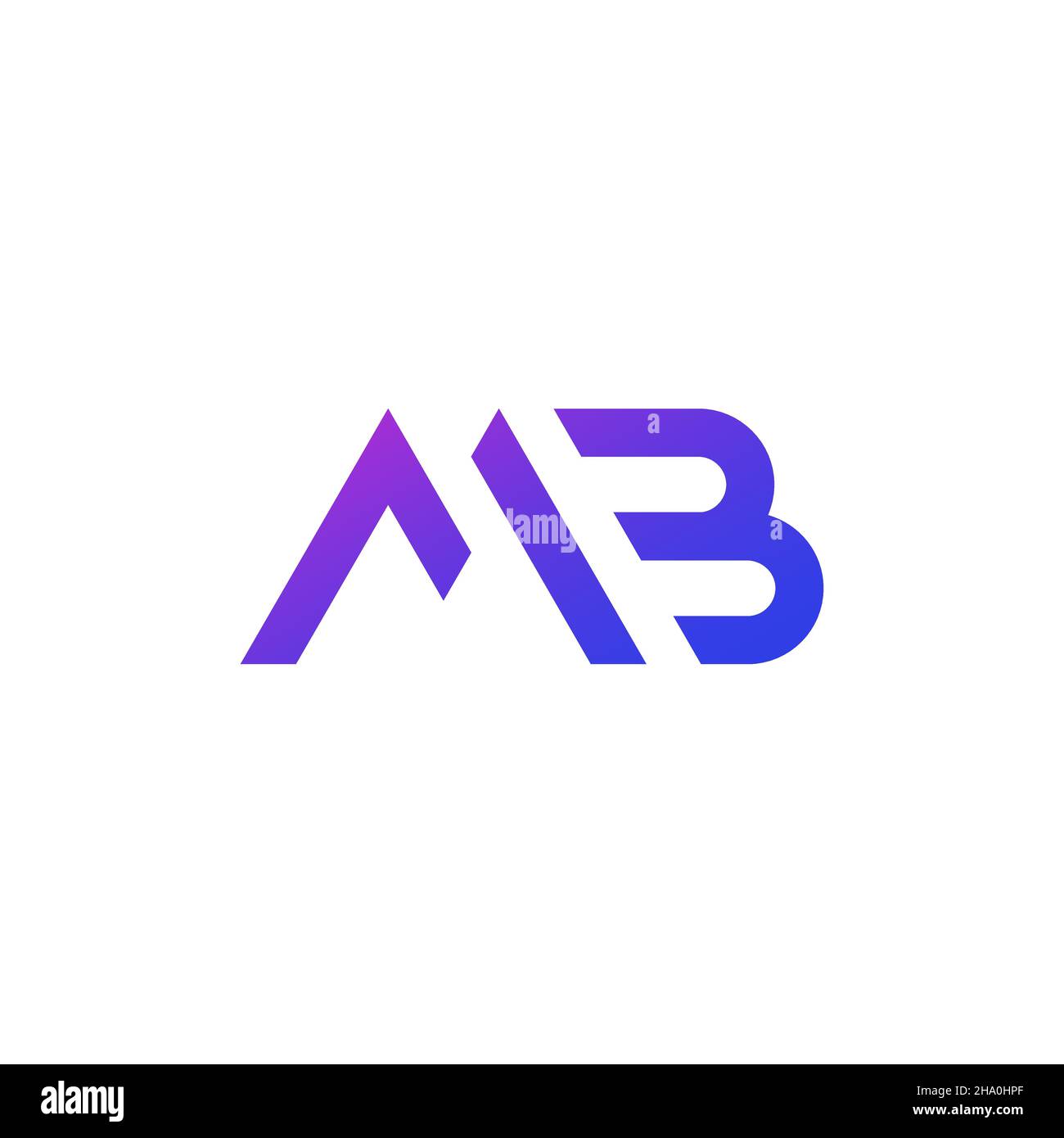 MB letters logo, monogram on white, vector Stock Vector Image & Art - Alamy