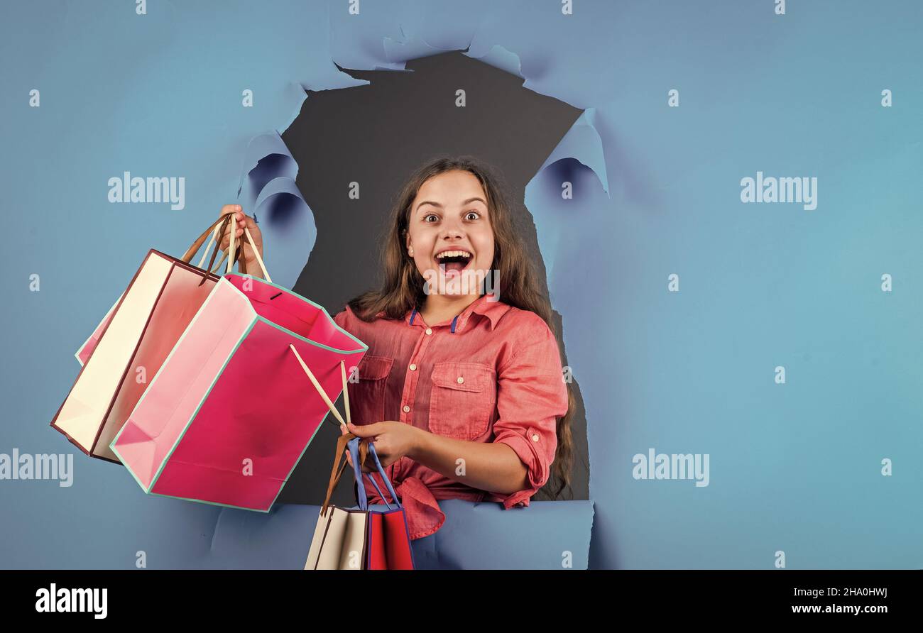 look what i have. cute child shopper. teenager girl shopaholic ...