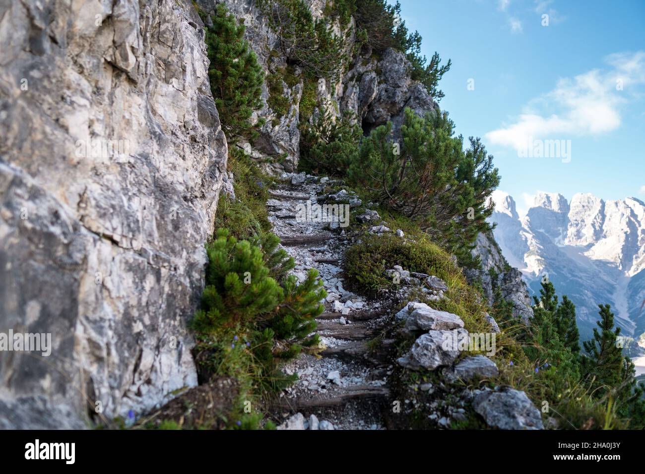 Monte Piano Via Ferrata, Toblach, South Tyrol, Italy Stock Photo - Alamy