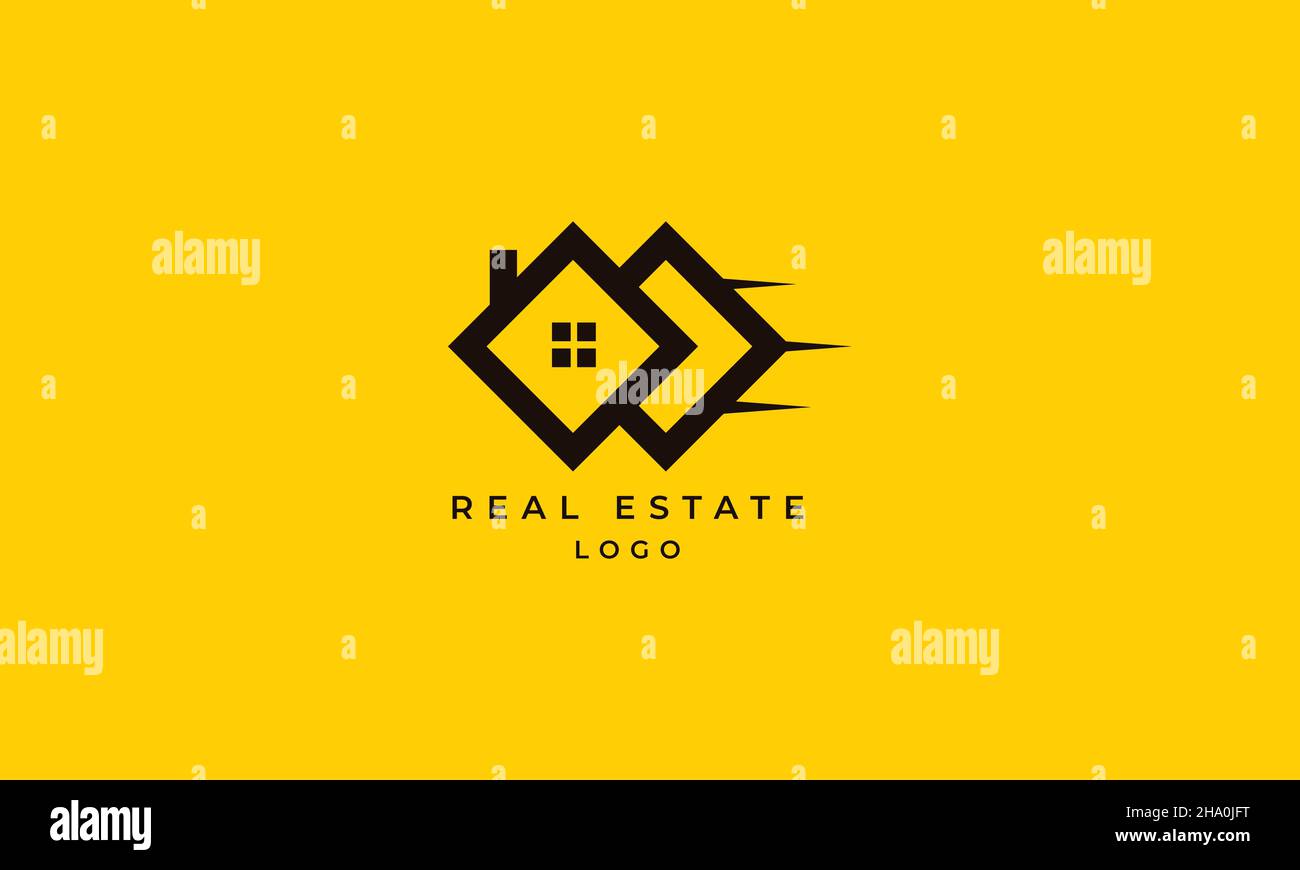 Real Estate Vector Logo Design Stock Vector Image & Art - Alamy