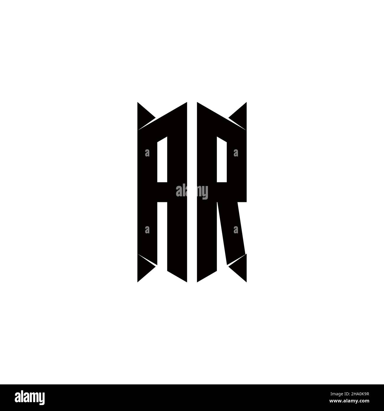 Letter ar vector vectors hi-res stock photography and images - Alamy