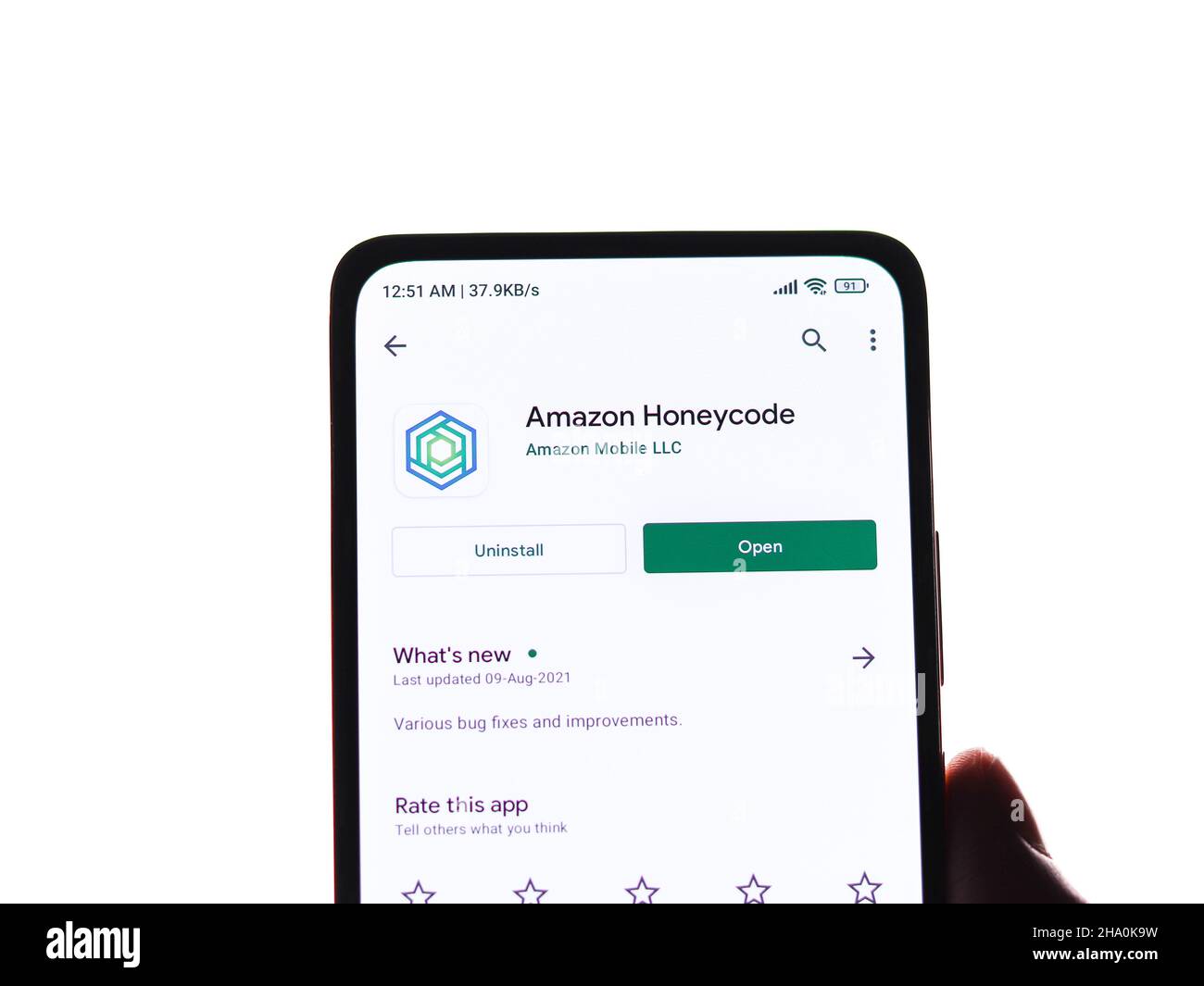 West Bangal, India - December 05, 2021 : Amazon Honeycode logo on phone ...