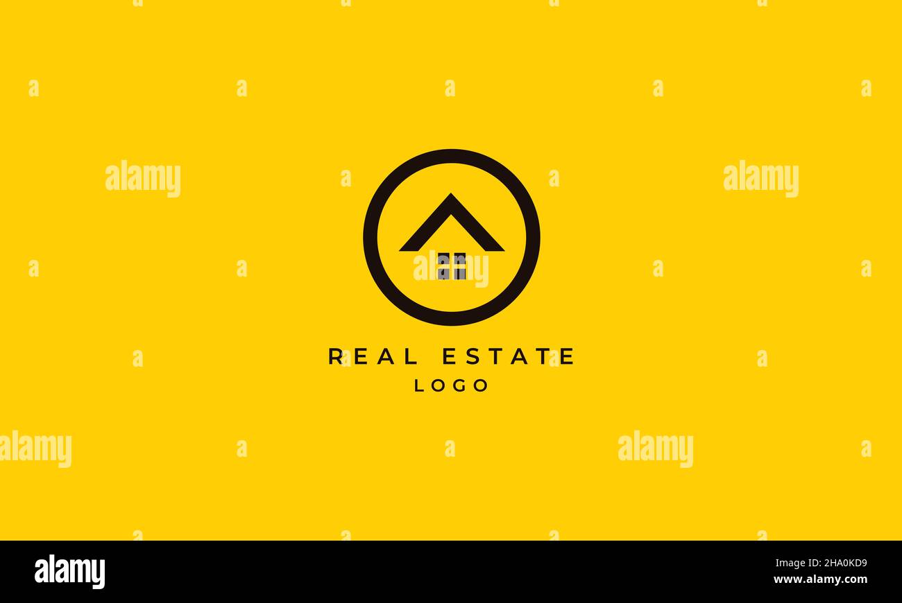 Real estate circle logo Stock Vector Images - Alamy