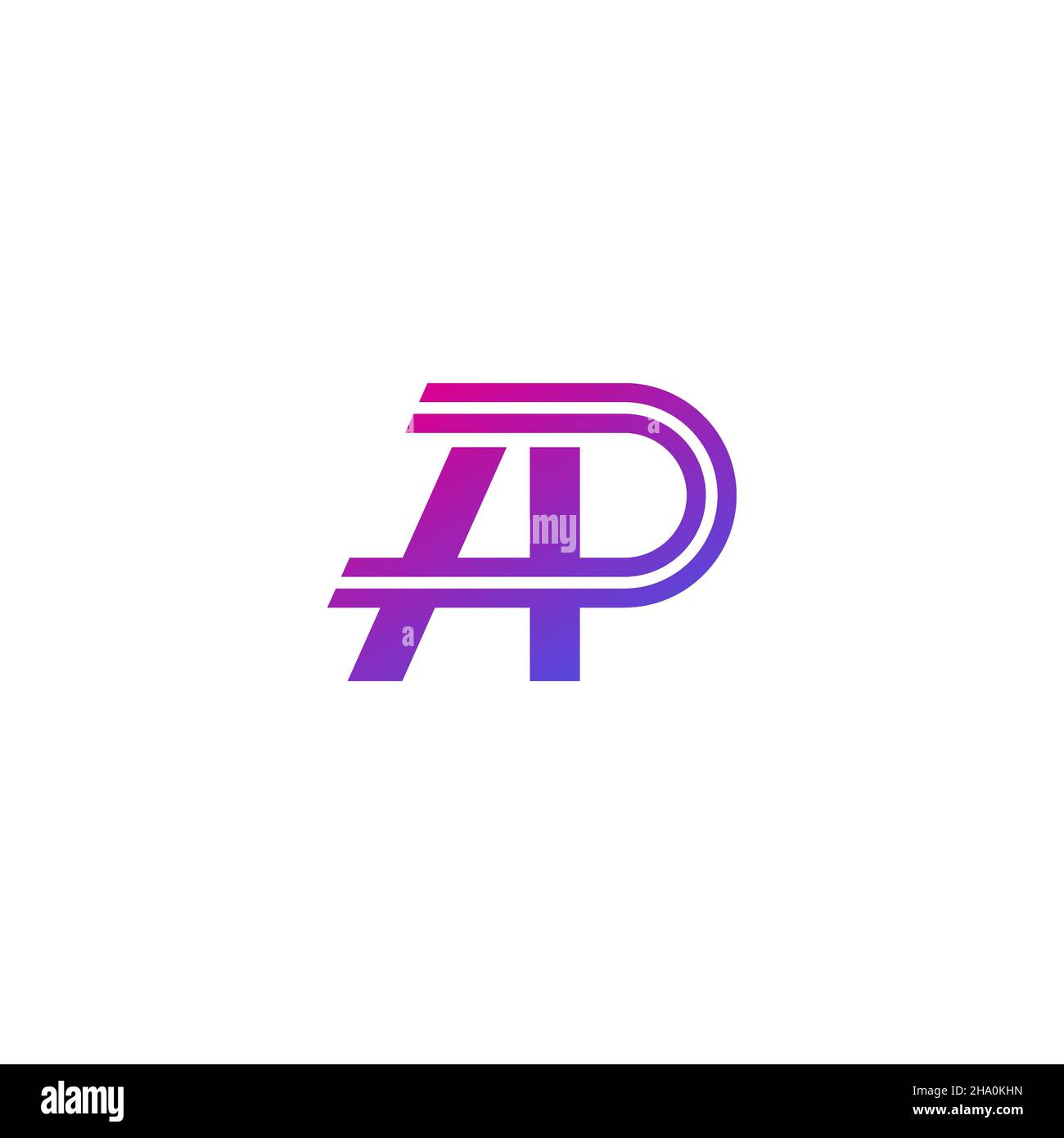 AP letters, vector monogram, logo design Stock Vector Image & Art - Alamy