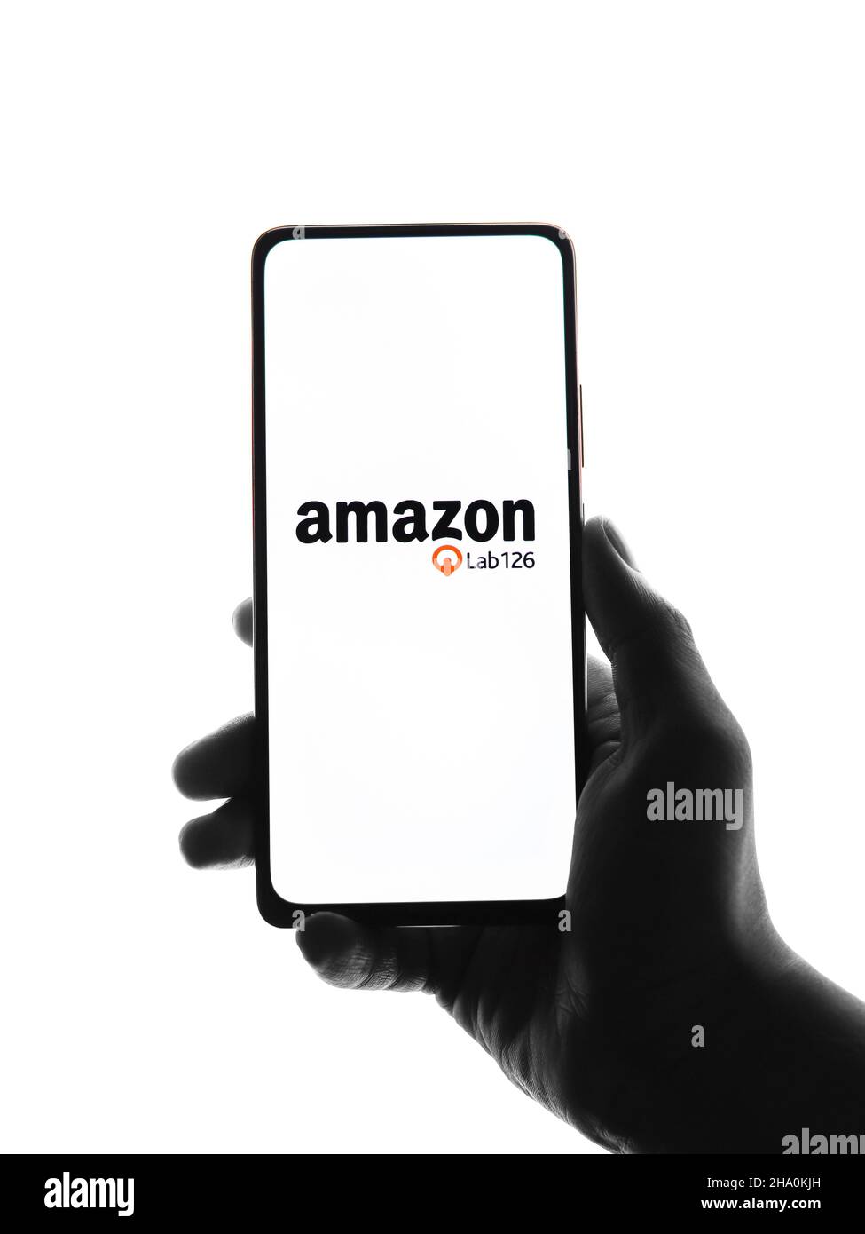 West Bangal, India - December 05, 2021 : Amazon Lab126 logo on phone ...