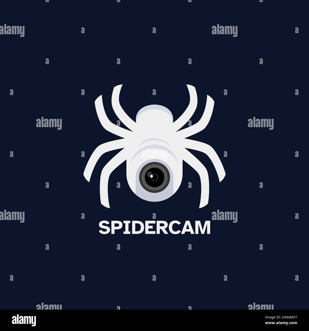 security camera and a spider logo design Stock Vector Image & Art - Alamy
