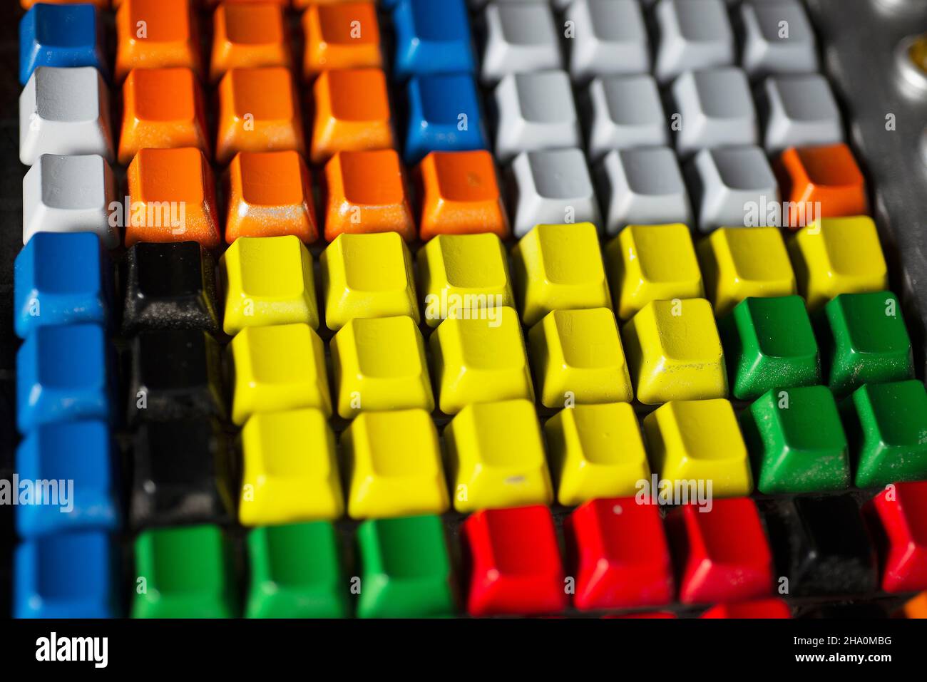 Abstract technological keyboard control panel or panel of unknown ...