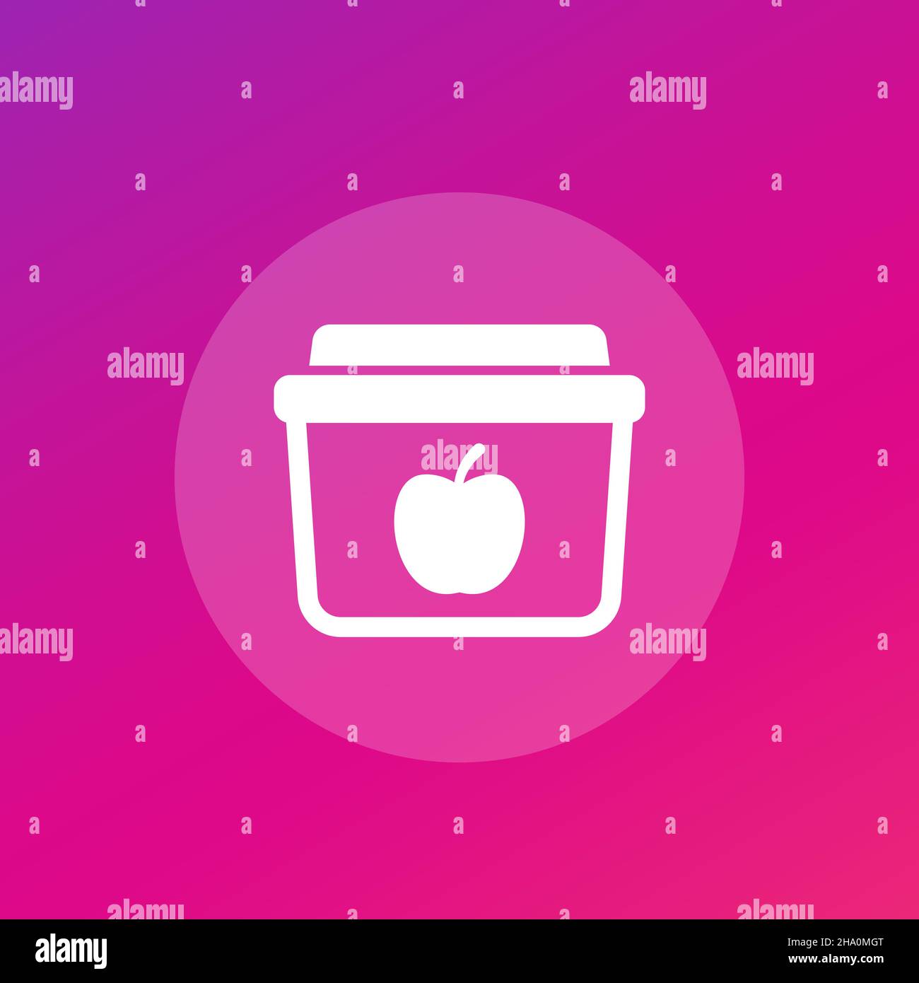 School lunch food box Stock Vector Images - Alamy