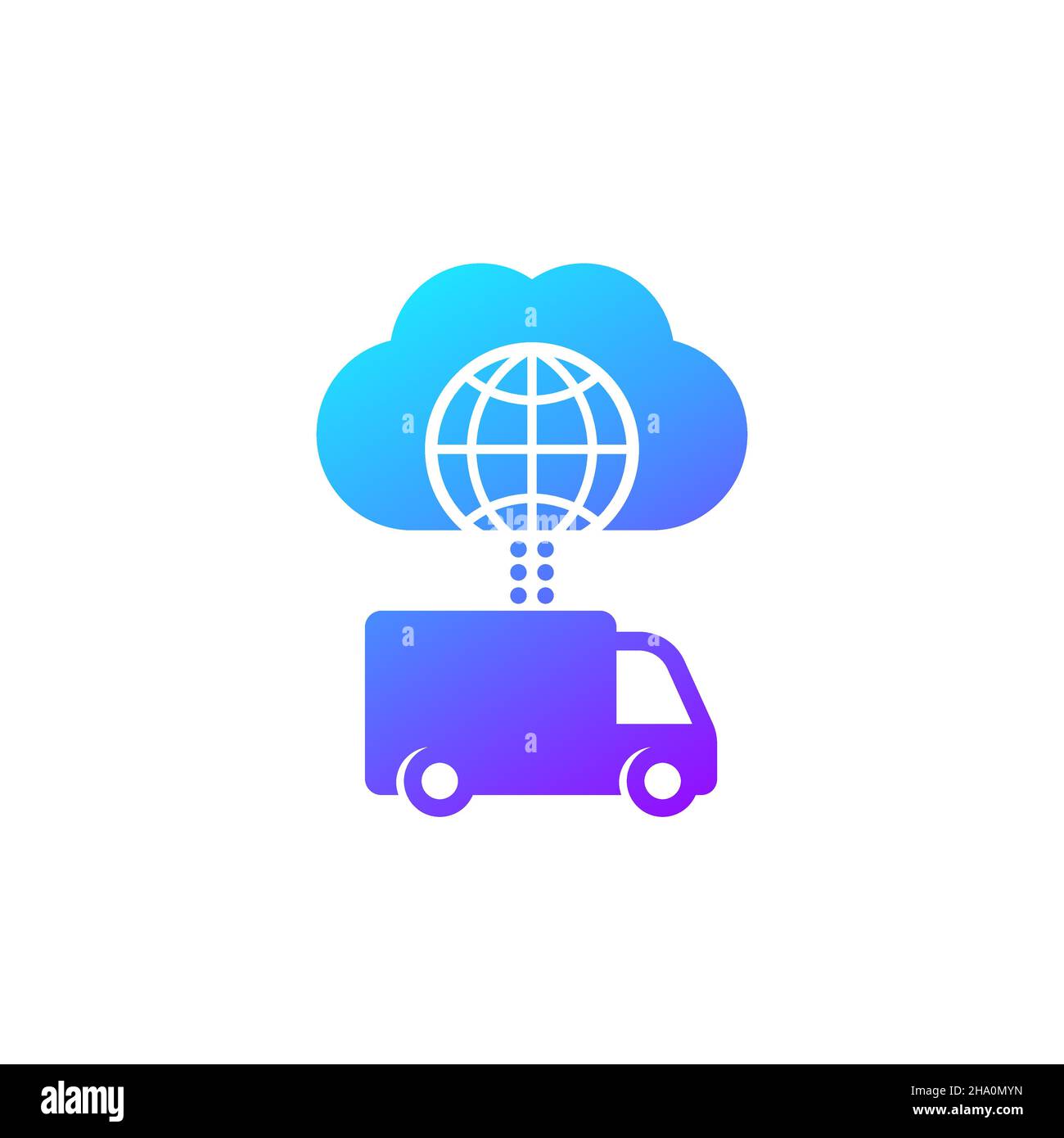 White electric car connected Stock Vector Images - Alamy