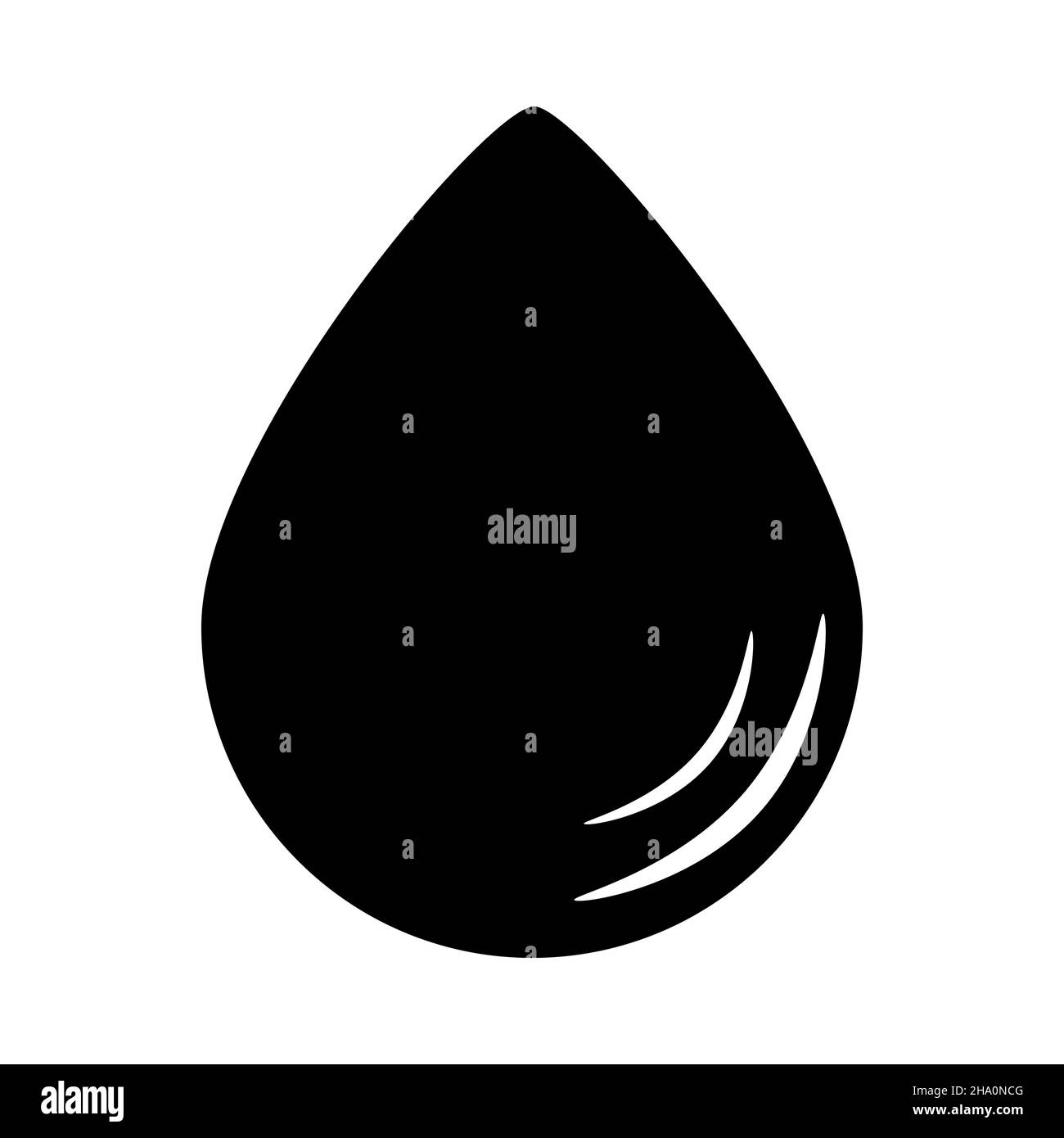 Cartoon water droplet Black and White Stock Photos & Images - Alamy