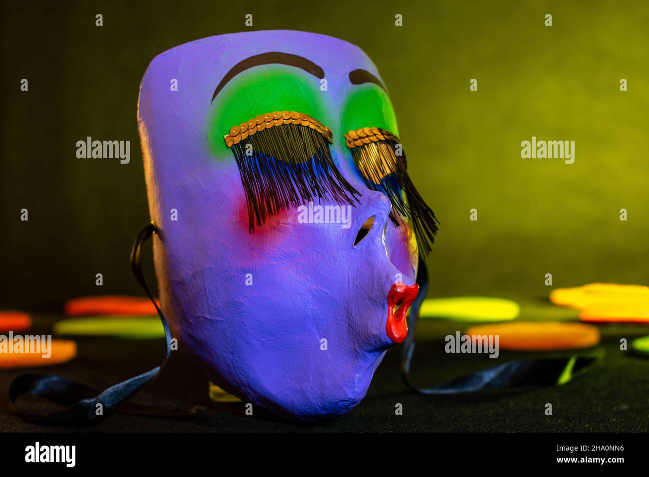 swiss carnival mask from basel Stock Photo - Alamy