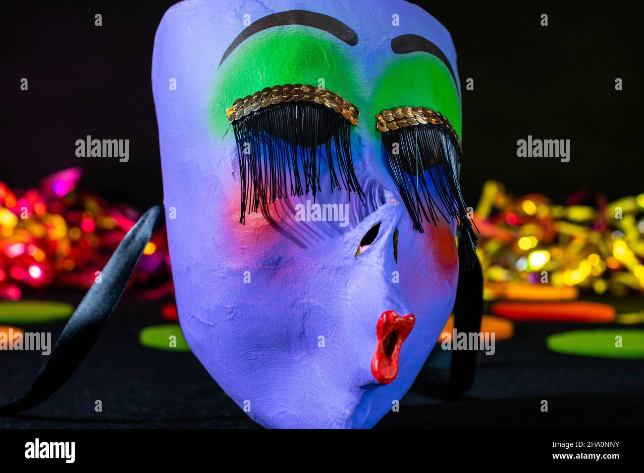swiss carnival mask from basel Stock Photo - Alamy