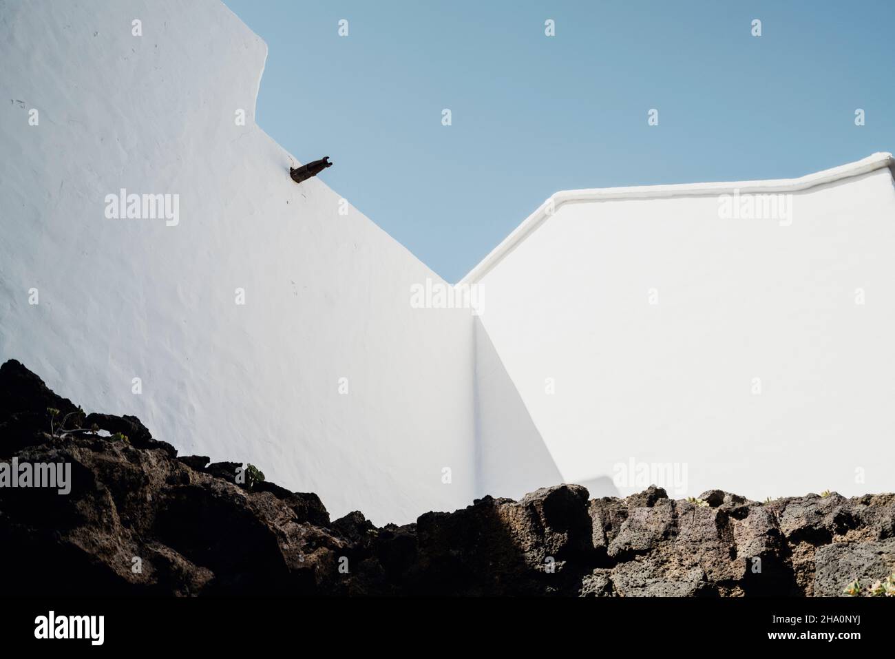 Detail view of the Cesar Manrique House, Lanzarote Stock Photo - Alamy