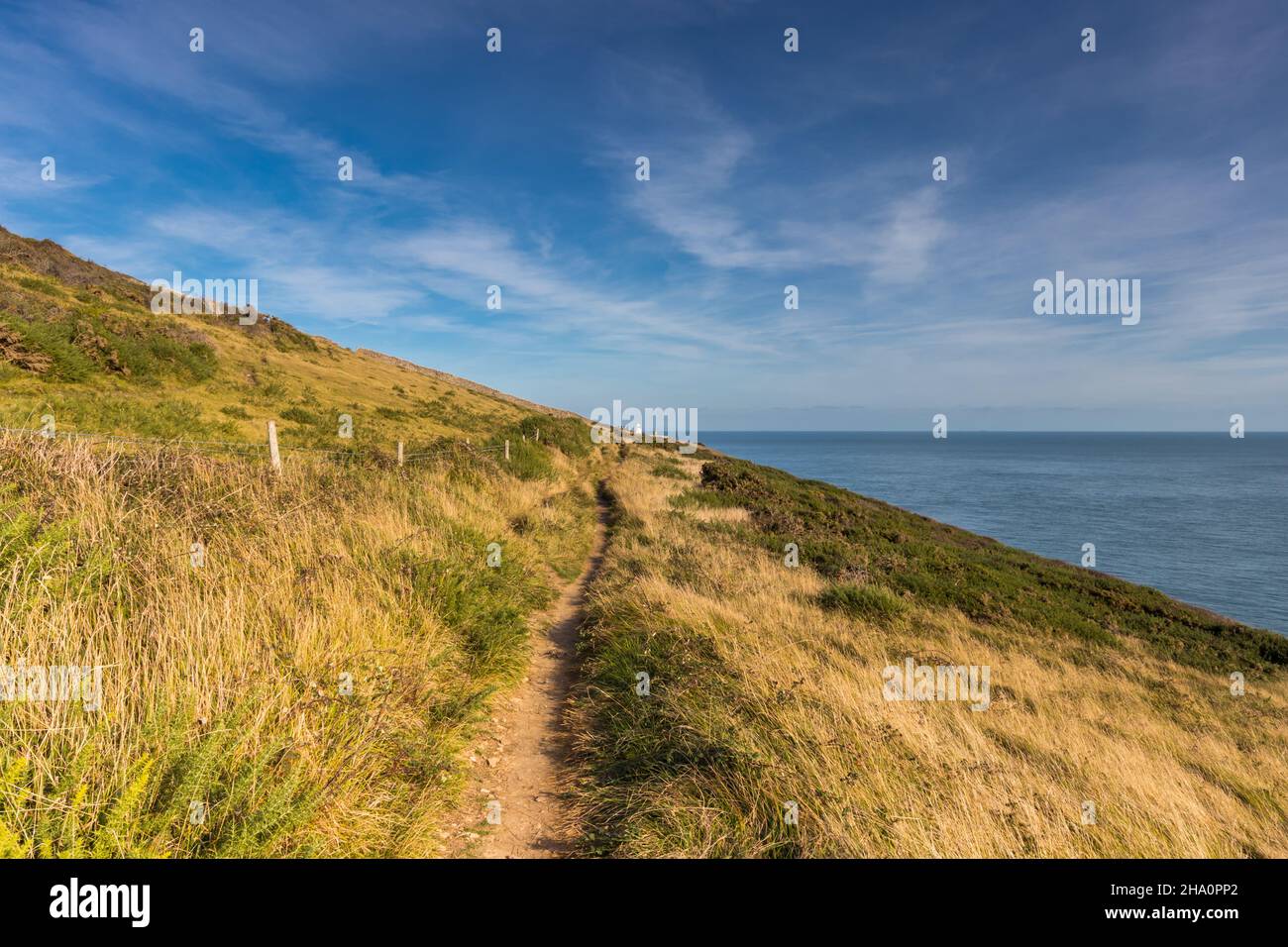 Anvil Point lighthouse in Durlston Country Park near Swanage, Dorset ...