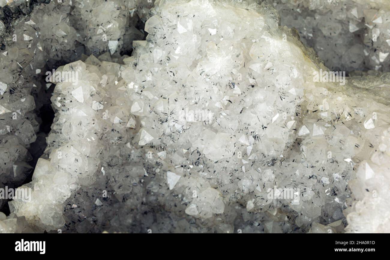 image of the interior of a geode mineral Stock Photo - Alamy