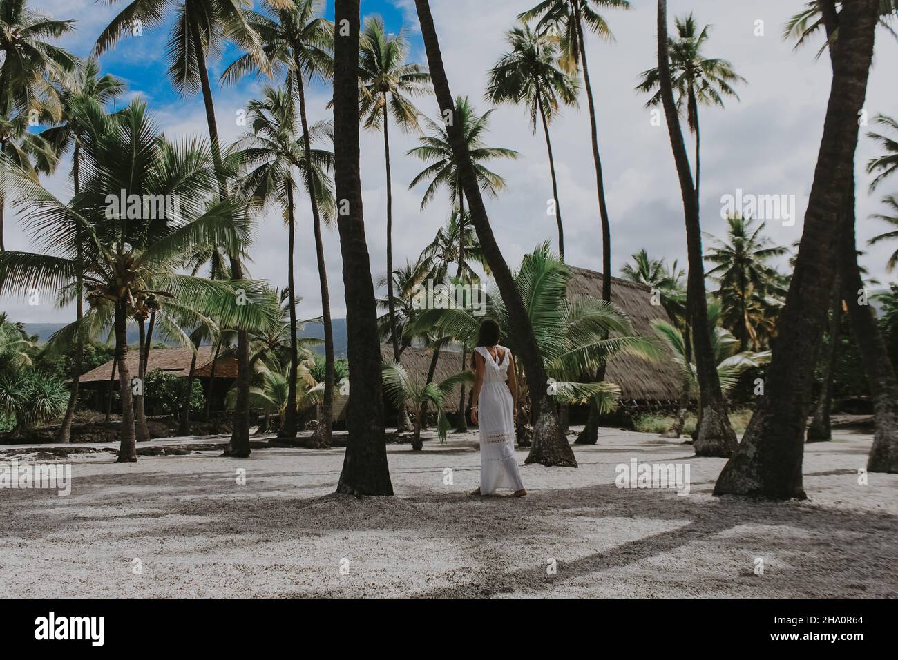 Hawaiian island girl hi-res stock photography and images - Alamy