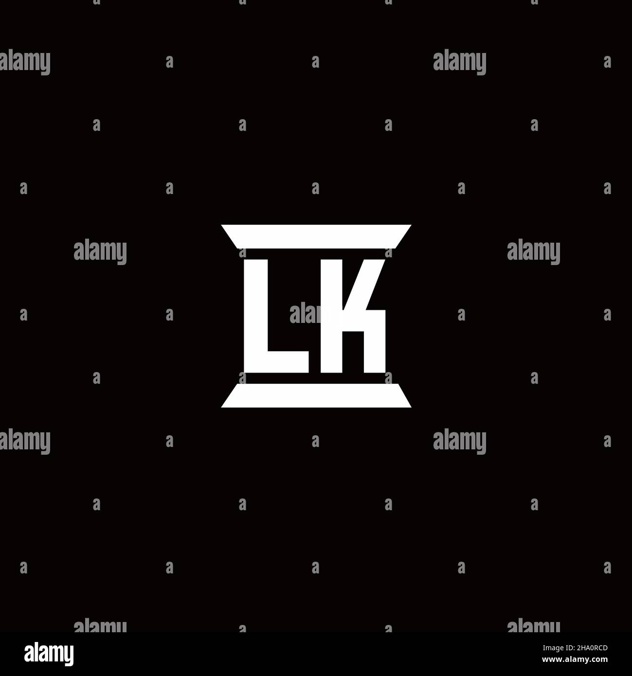 Letter lk logo hi-res stock photography and images - Alamy