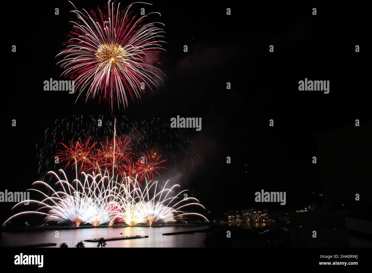 Atami Spa Fireworks festival in Japan Stock Photo - Alamy
