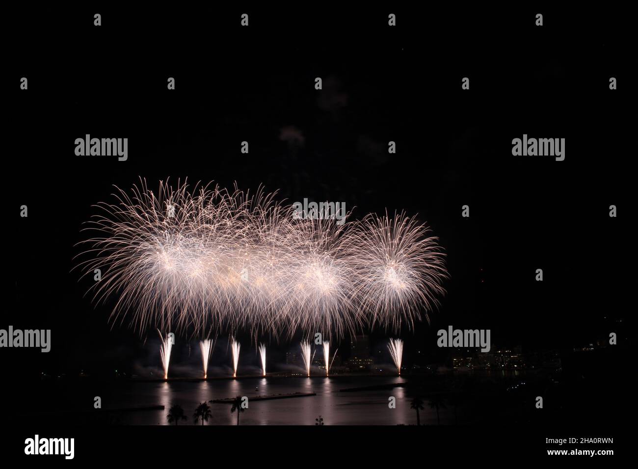 Atami Spa Fireworks festival in Japan Stock Photo - Alamy