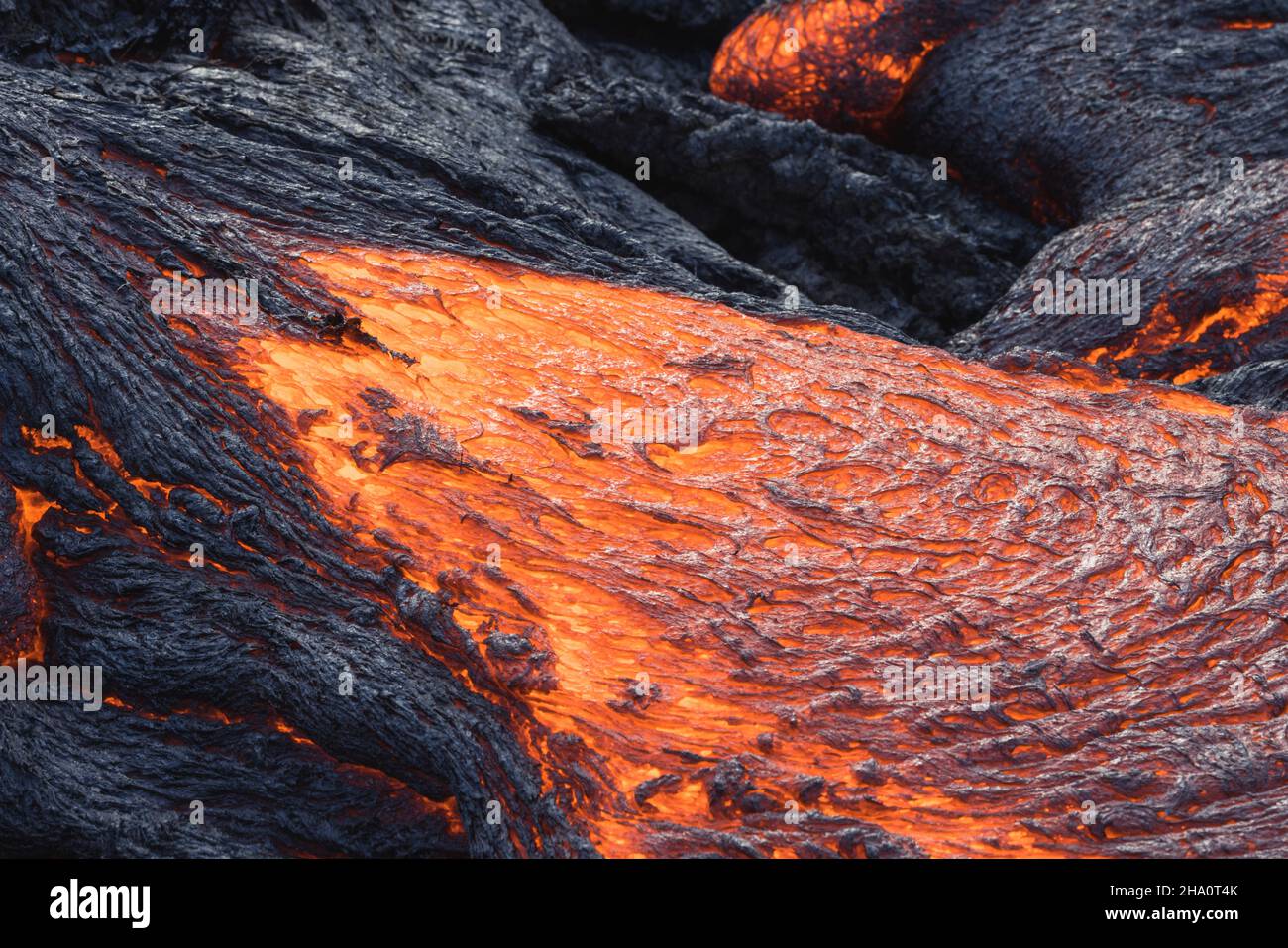 Flowing lava eruption site volcano hi-res stock photography and images ...