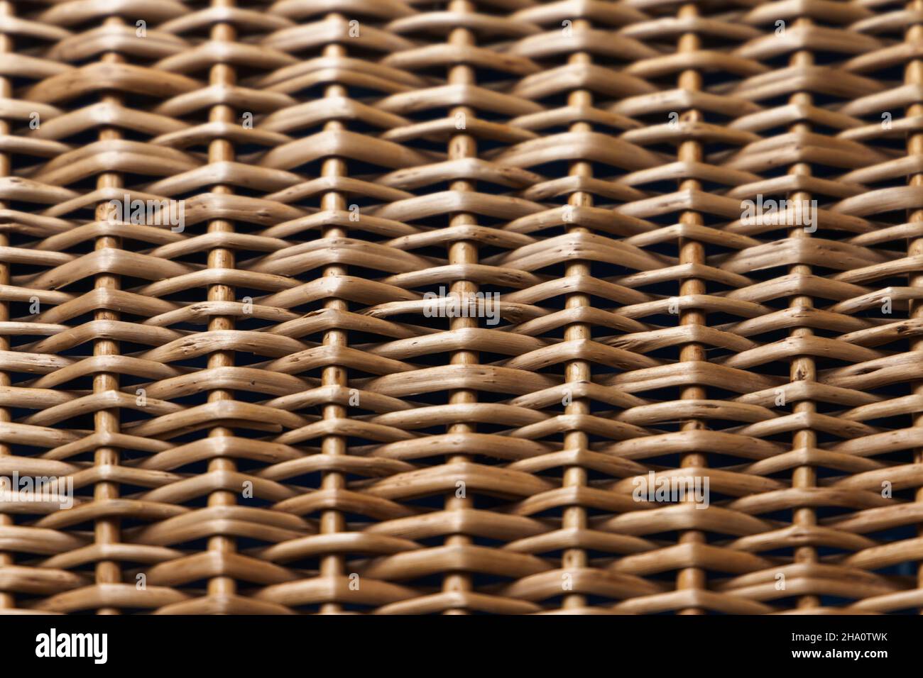 Natural wicker basket side structure, close-up background photo texture ...