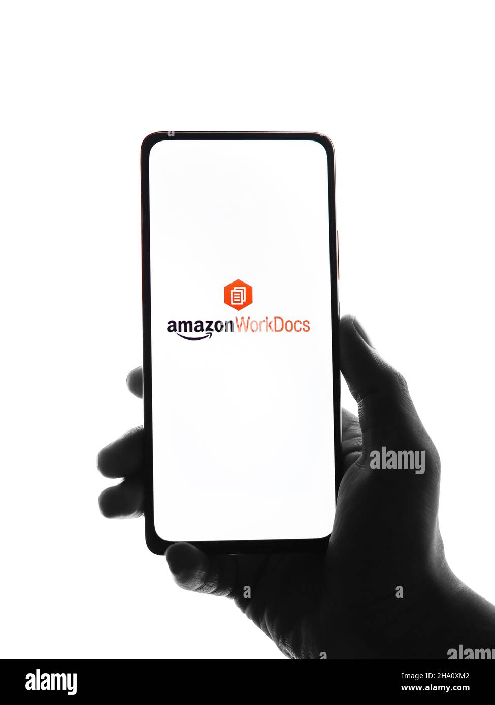 West Bangal, India - December 05, 2021 : Amazon WorkDocs logo on phone ...