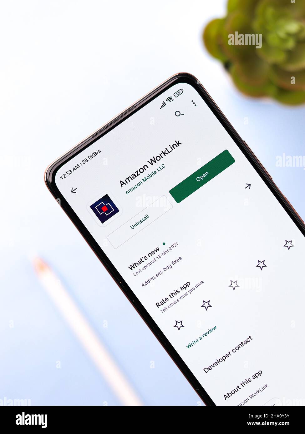 Amazon worklink logo hi-res stock photography and images - Alamy