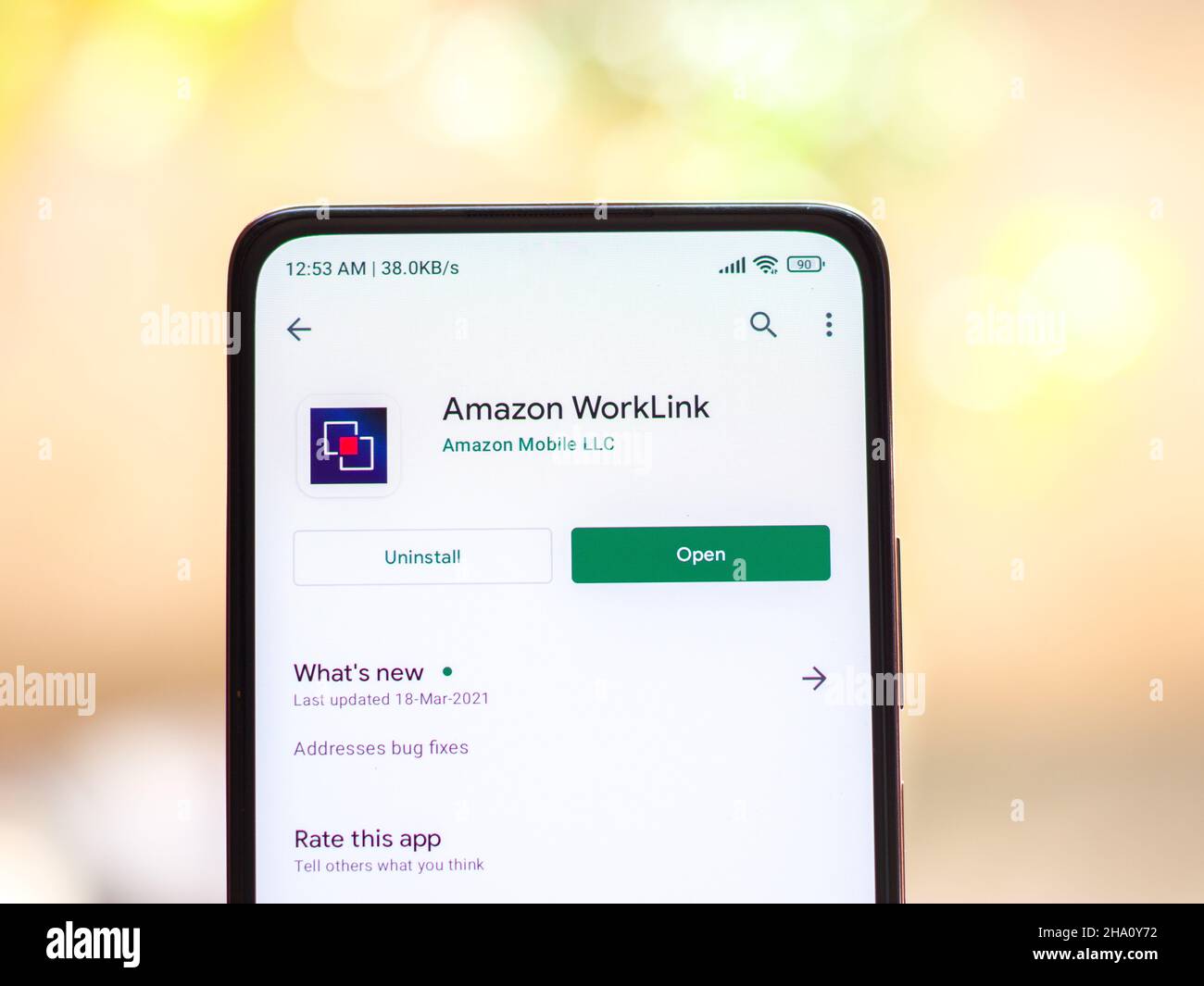 Amazon worklink logo hi-res stock photography and images - Alamy