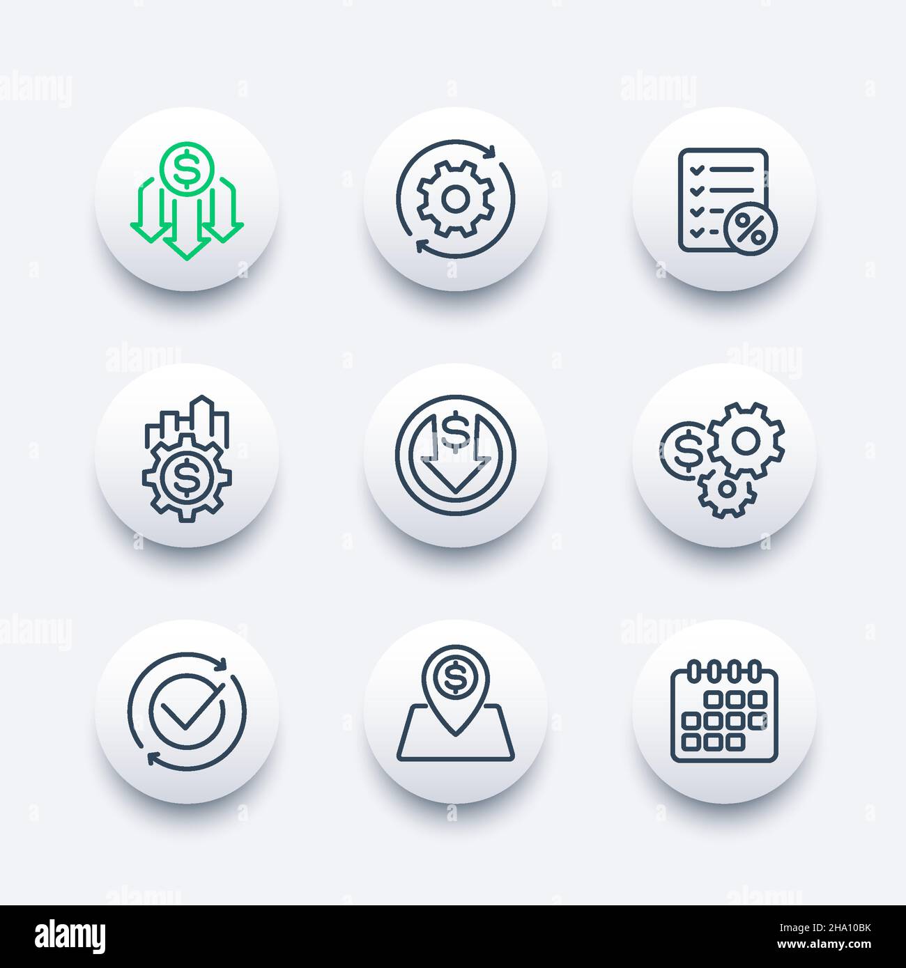 Cost effective optimization efficiency Stock Vector Images - Alamy