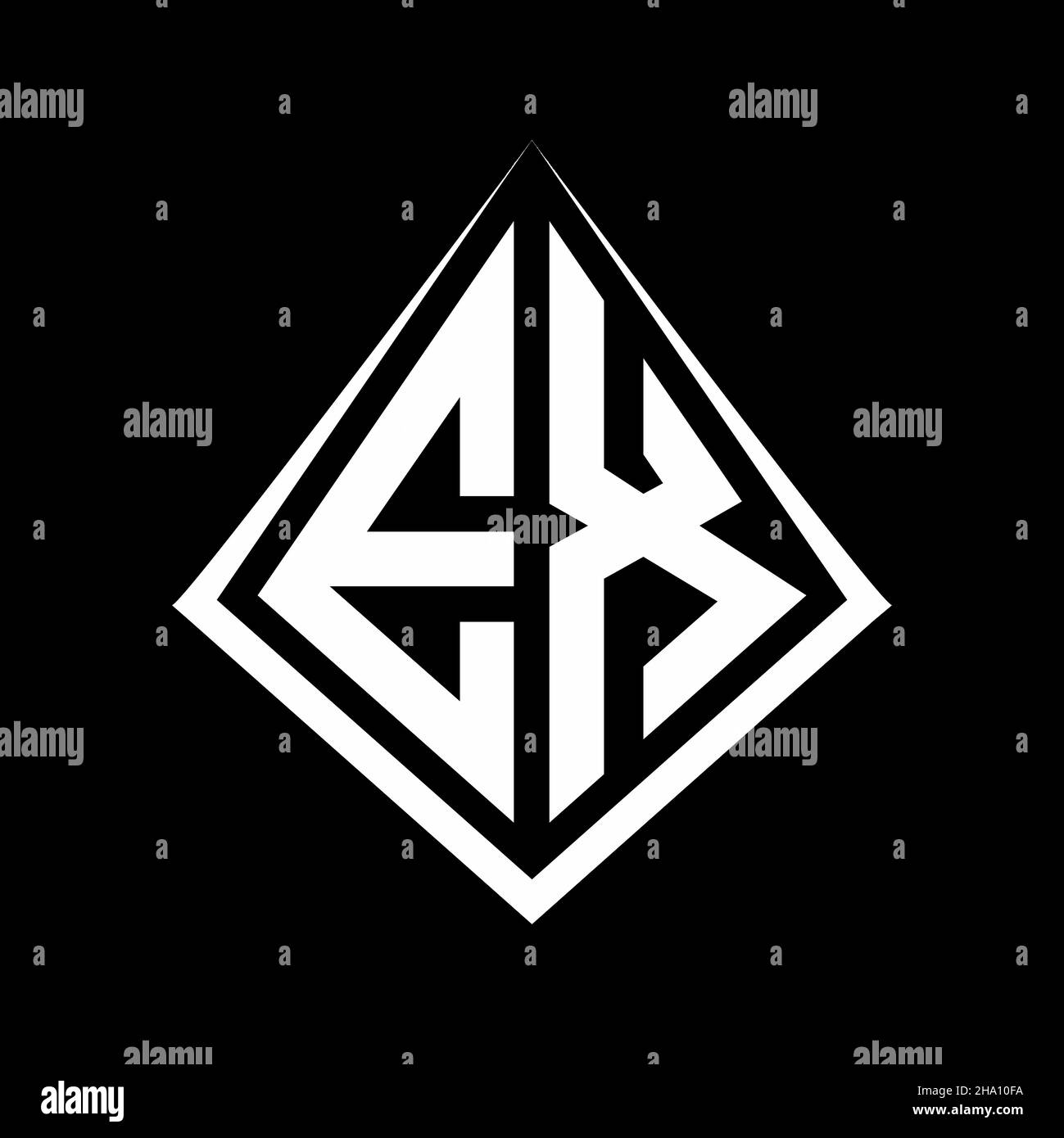 Ex letters logo hi-res stock photography and images - Alamy