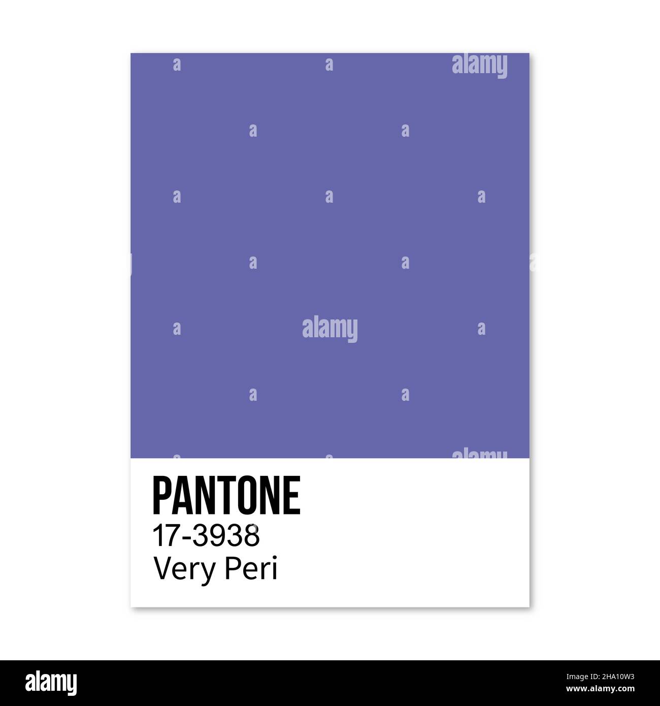 Vinnytsia, Ukraine - December 9, 2021: Pantone 17-3938 Very Peri ...