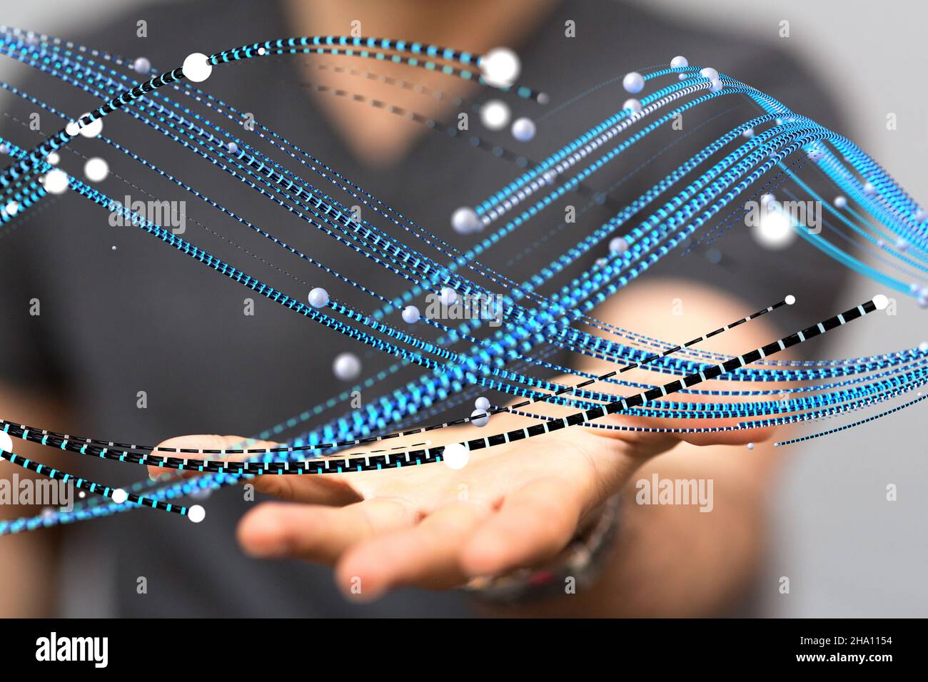 3D rendering of the network elements Stock Photo - Alamy