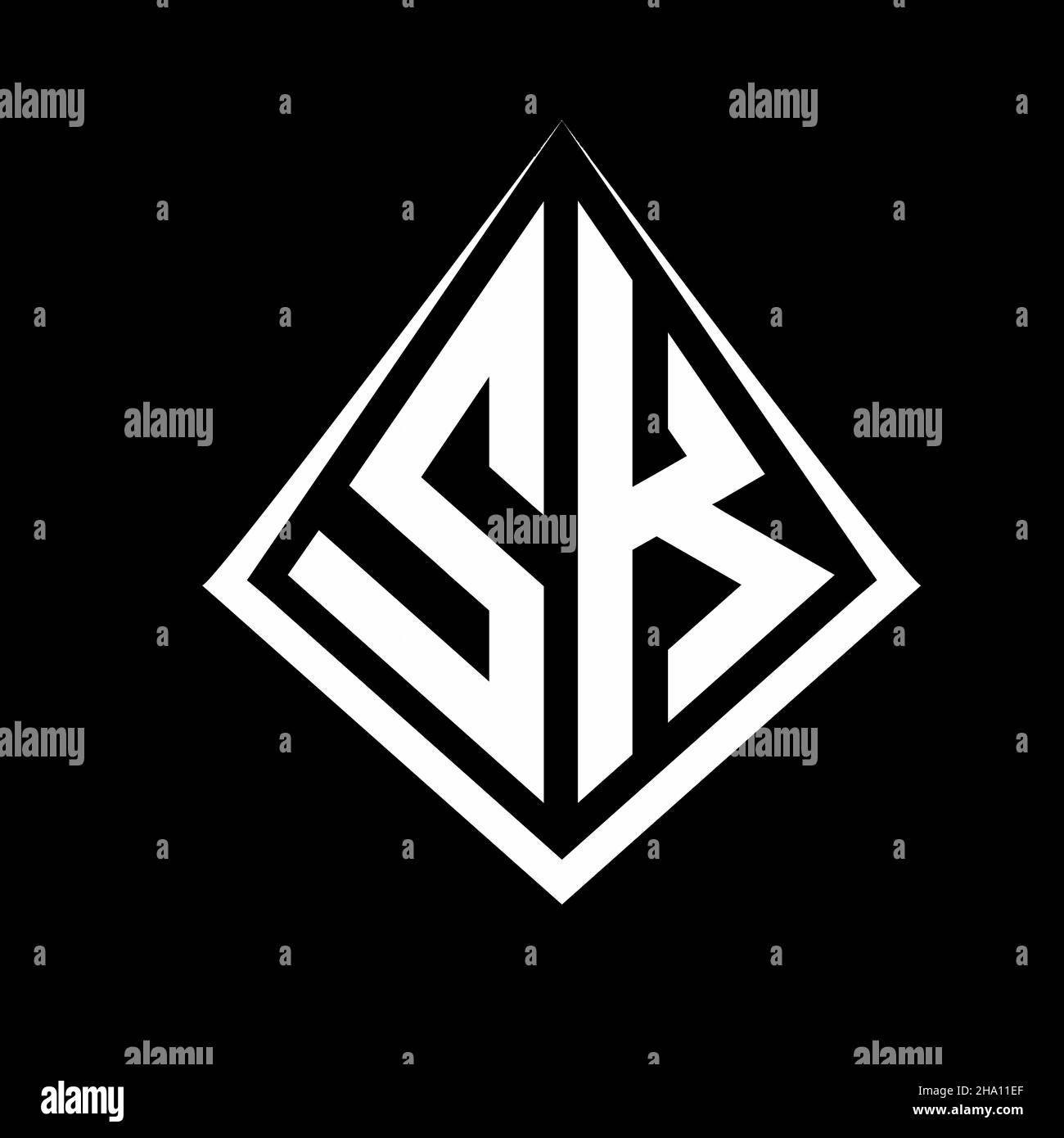 Sk letter logo design hi-res stock photography and images - Alamy