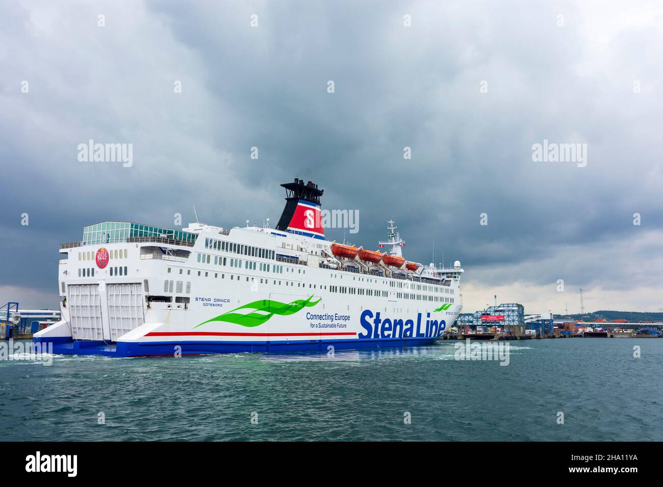 Ferry ship of stena line in frederikshavn hi-res stock photography and ...