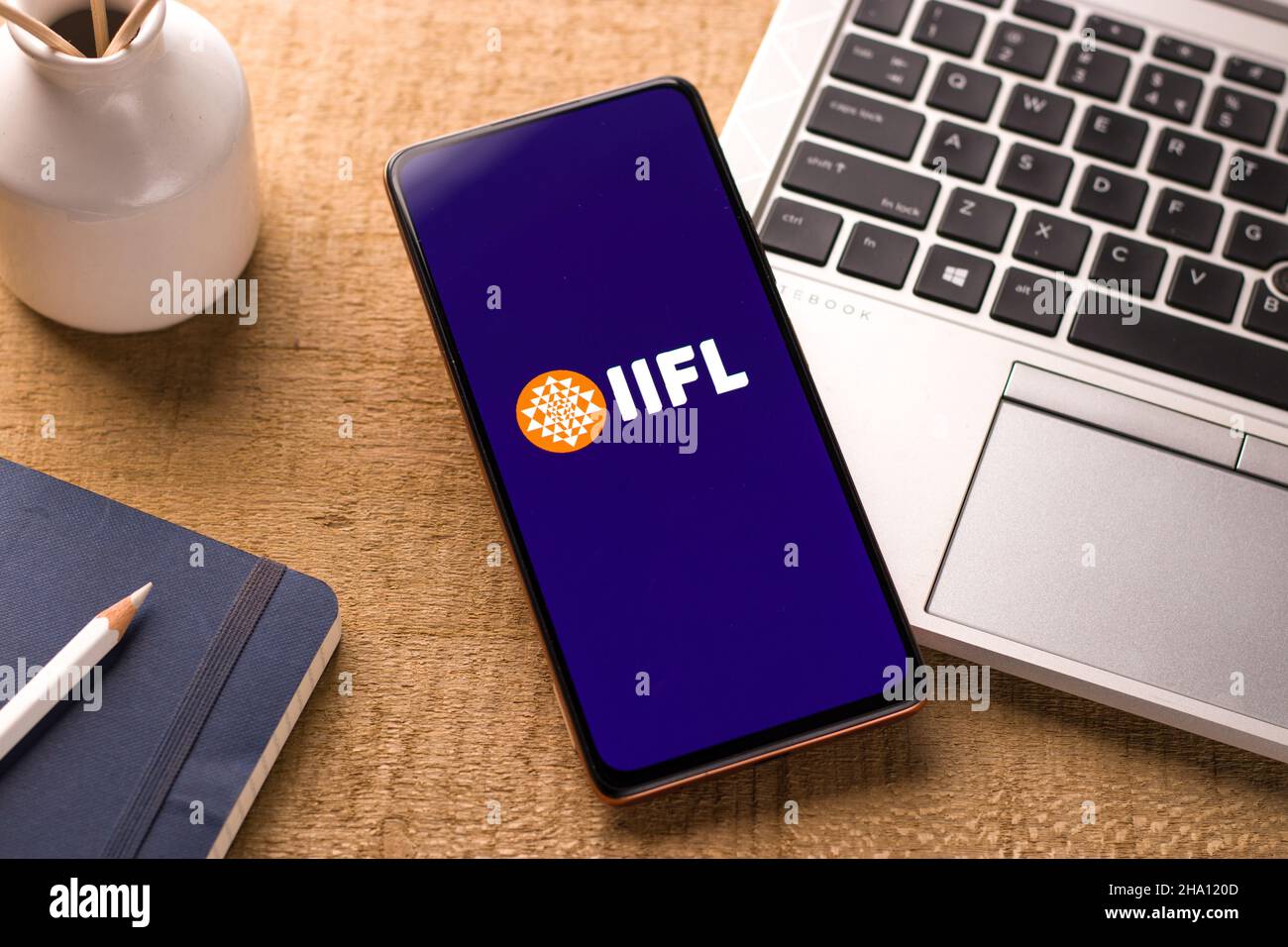 West Bangal, India - December 05, 2021 : India Infoline iifl logo on ...