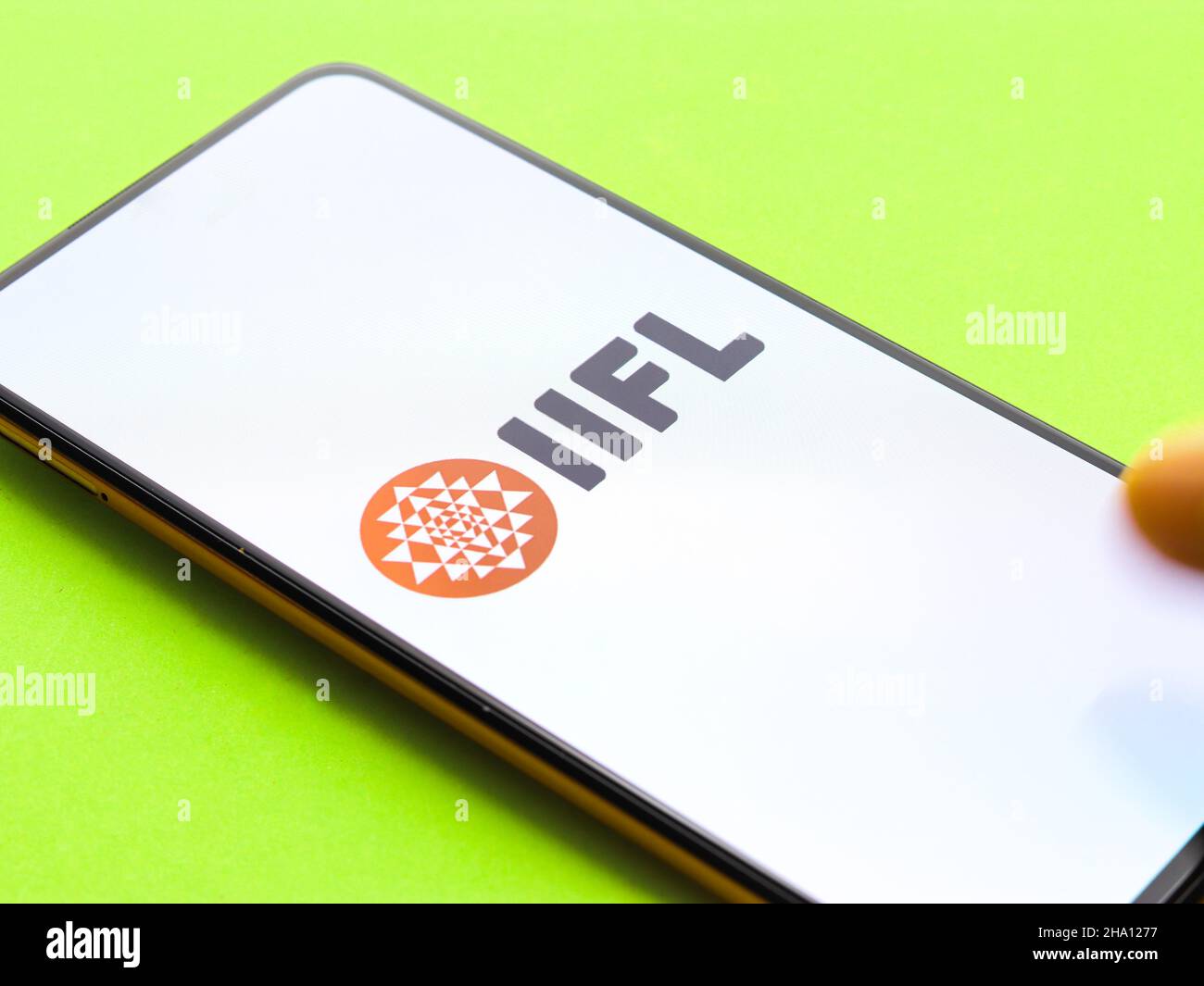 West Bangal, India - December 05, 2021 : India Infoline iifl logo on ...
