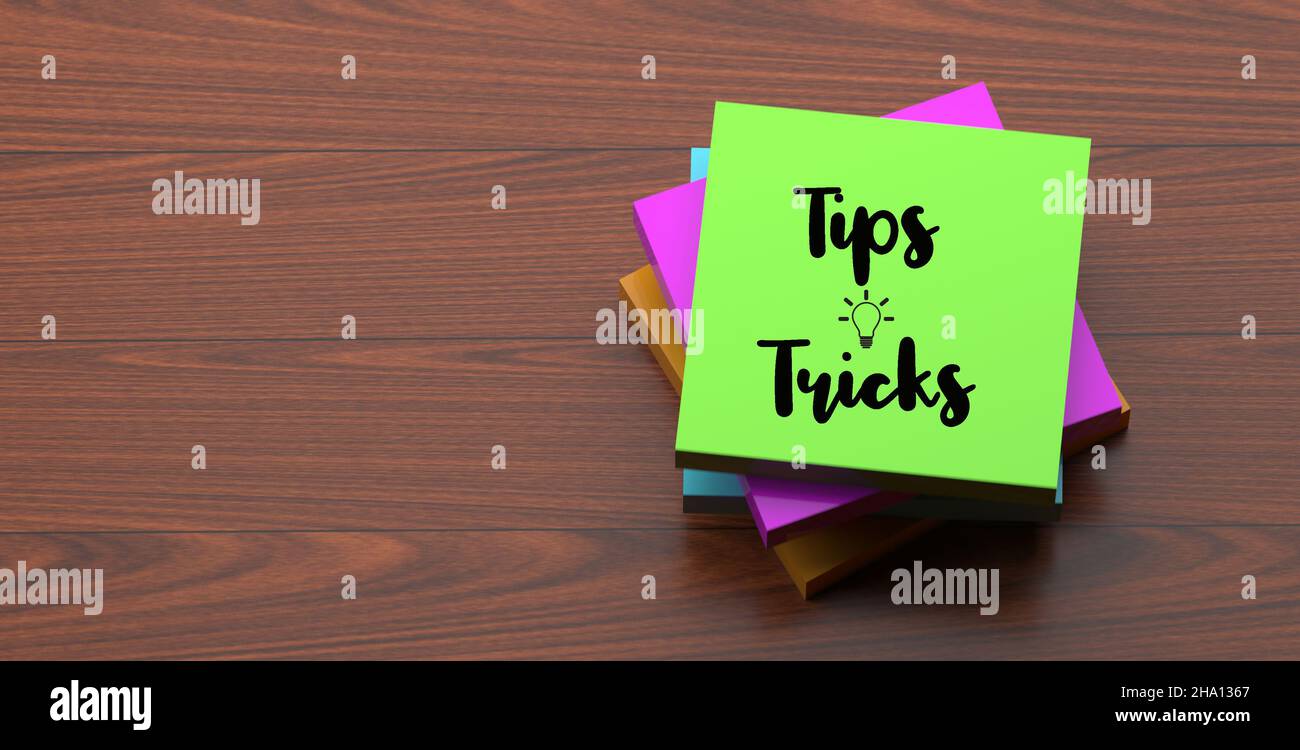 Tips and Tricks Stock Photo - Alamy