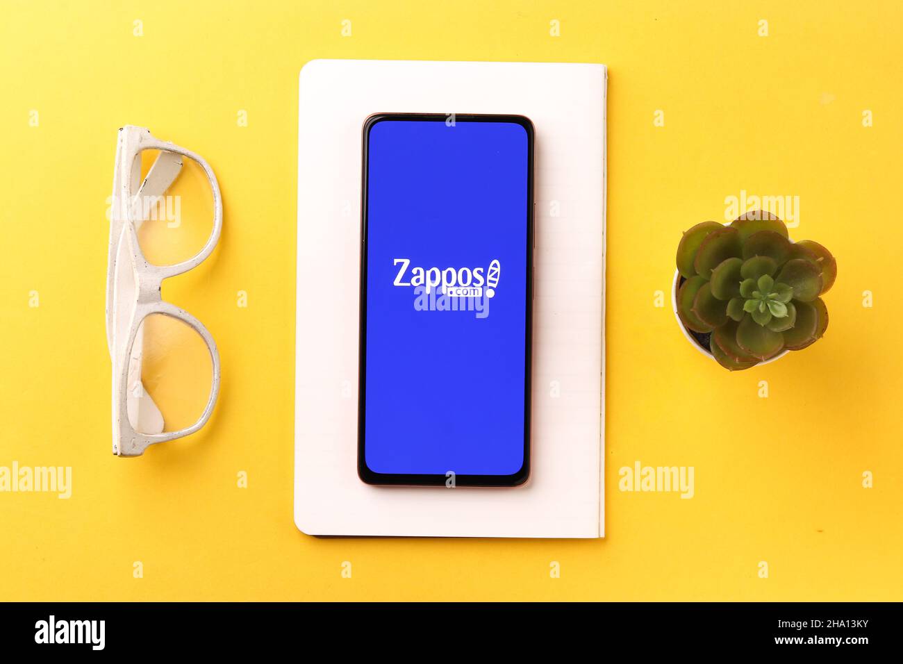 West Bangal, India - December 05, 2021 : Zappos logo on phone screen ...