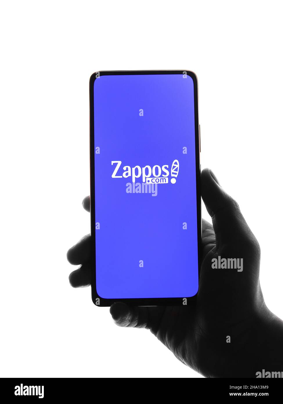 West Bangal, India - December 05, 2021 : Zappos logo on phone screen ...