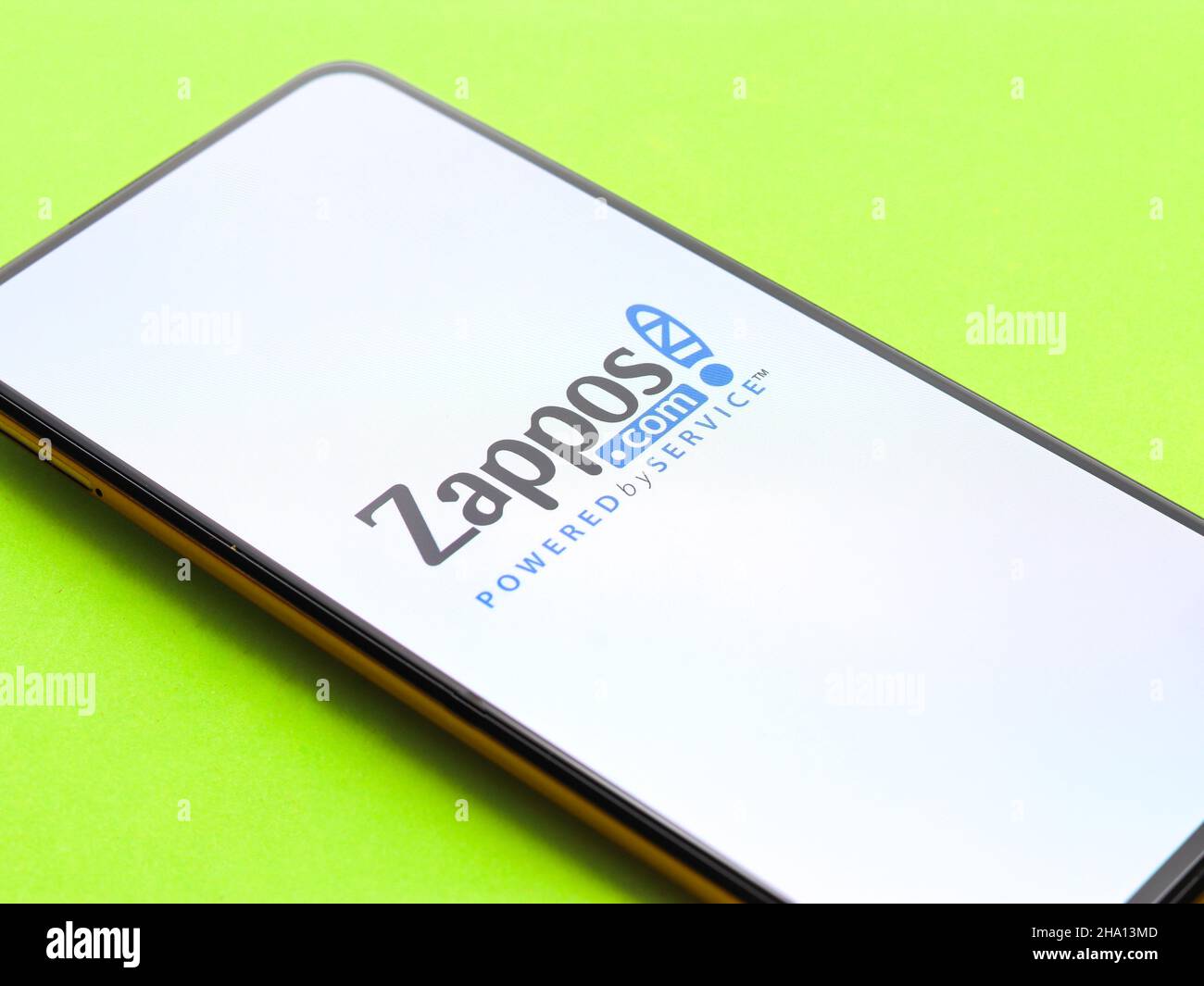 West Bangal, India - December 05, 2021 : Zappos logo on phone screen ...