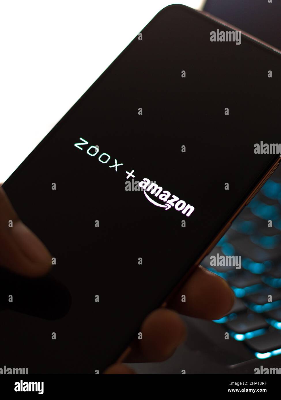 West Bangal, India - December 05, 2021 : Zoox logo on phone screen ...