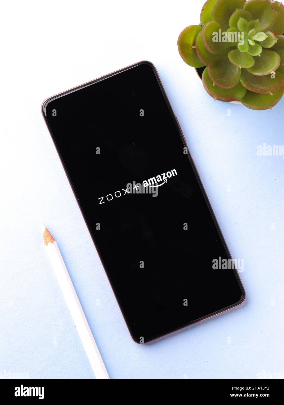 West Bangal, India - December 05, 2021 : Zoox logo on phone screen ...