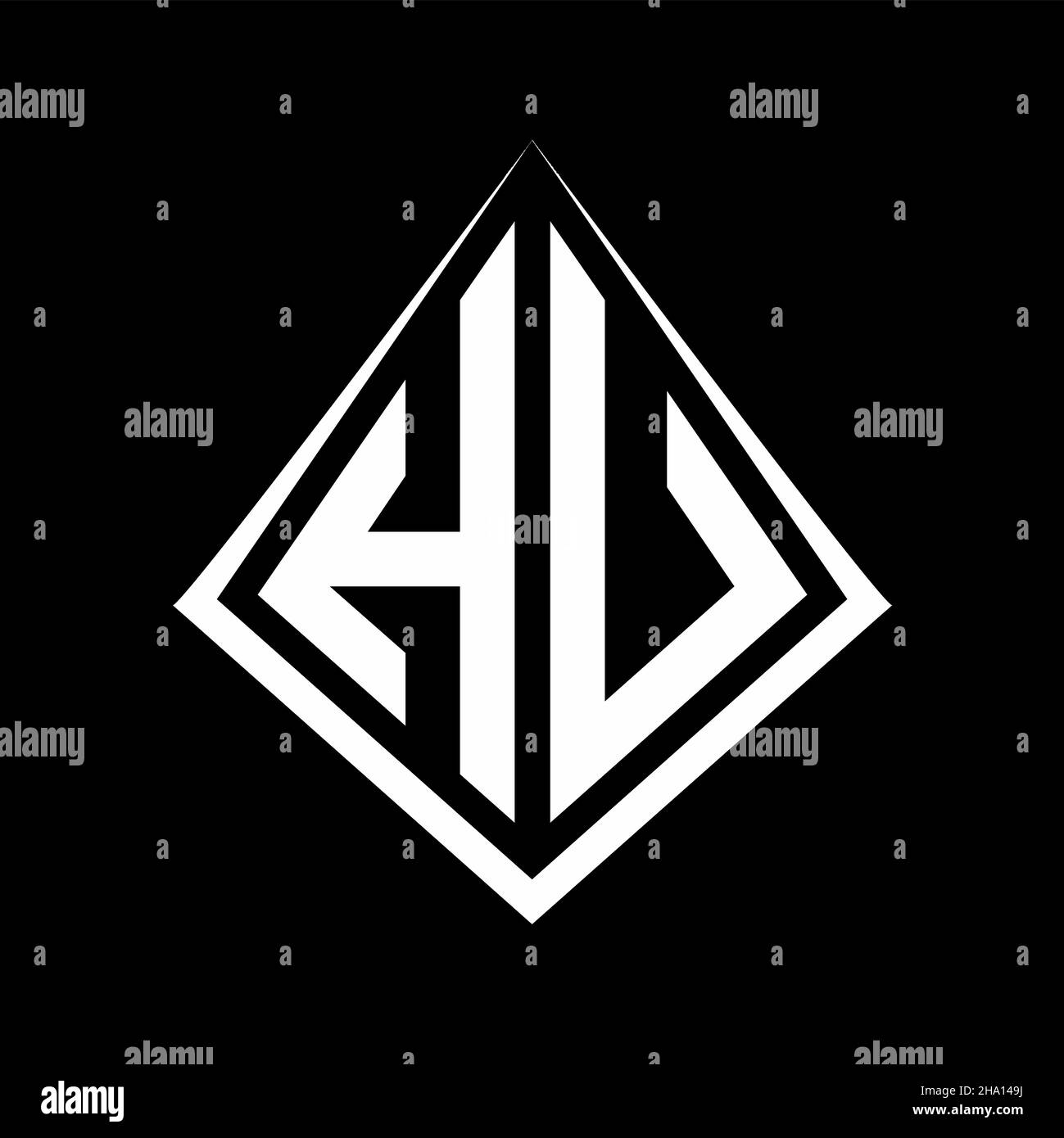 Hu logo Stock Vector Images - Alamy