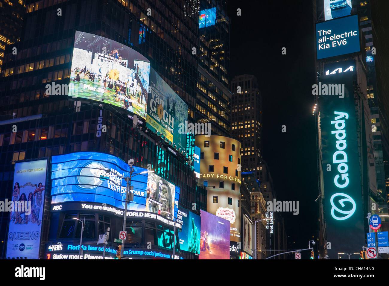 Times Square Billboards Stock Photo - Alamy