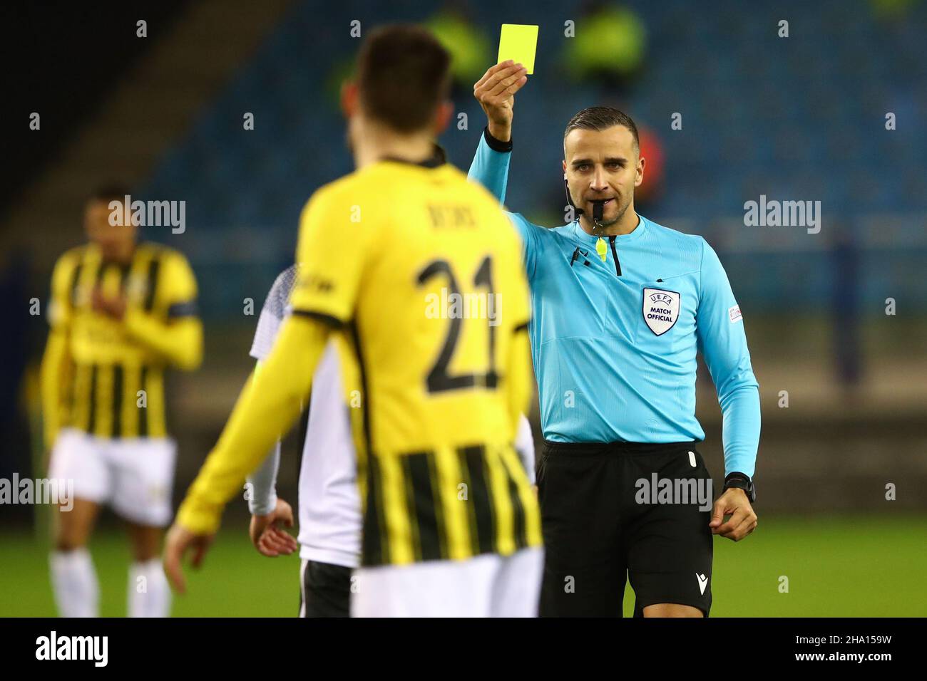 ARNHEM, NETHERLANDS - DECEMBER 9: Referee Filip Glova during the UEFA ...